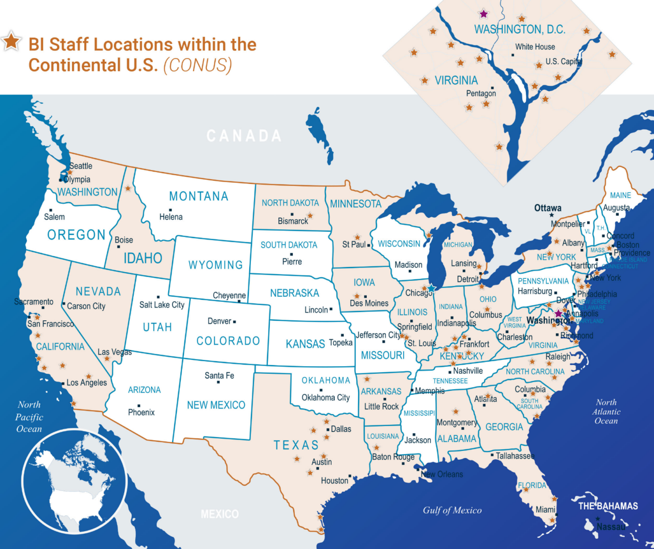 BI on the Map: Staff Locations | Business Integra